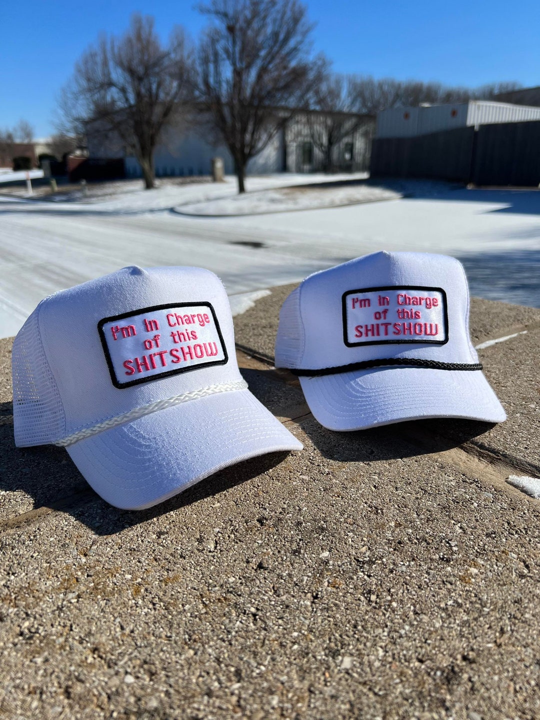 Vintage Style Rope Hat Commander in Chief I'm in Charge of This ...