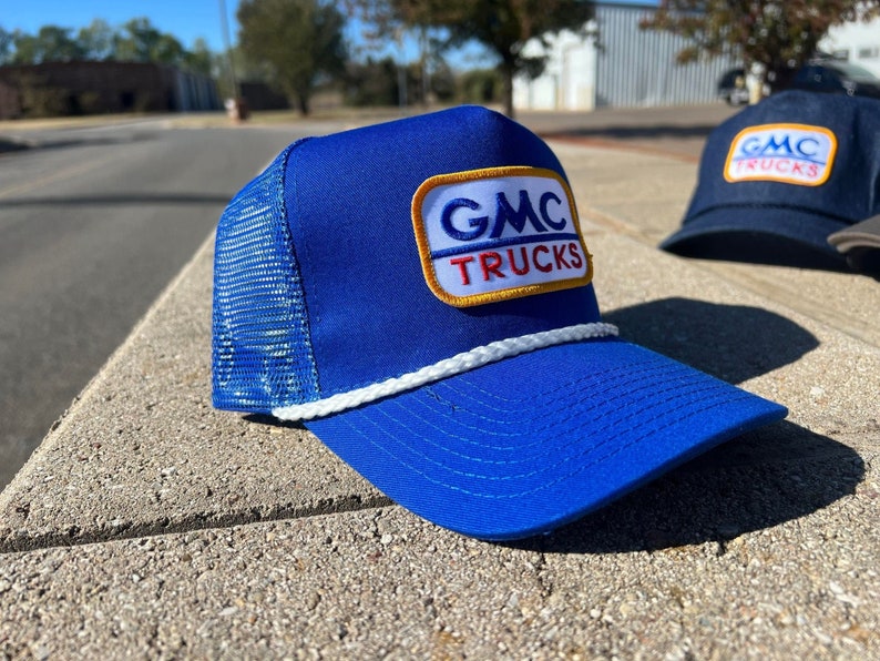 Vintage GMC Trucker Hat – Rope Snapback, Classic Logo - Etsy