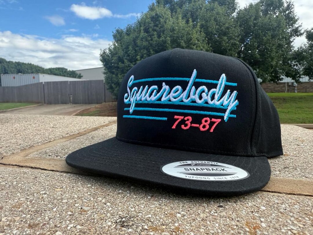 GM Squarebody 73-87 Snapback Trucker Embordiered Hat - Classic Chevy GM ...