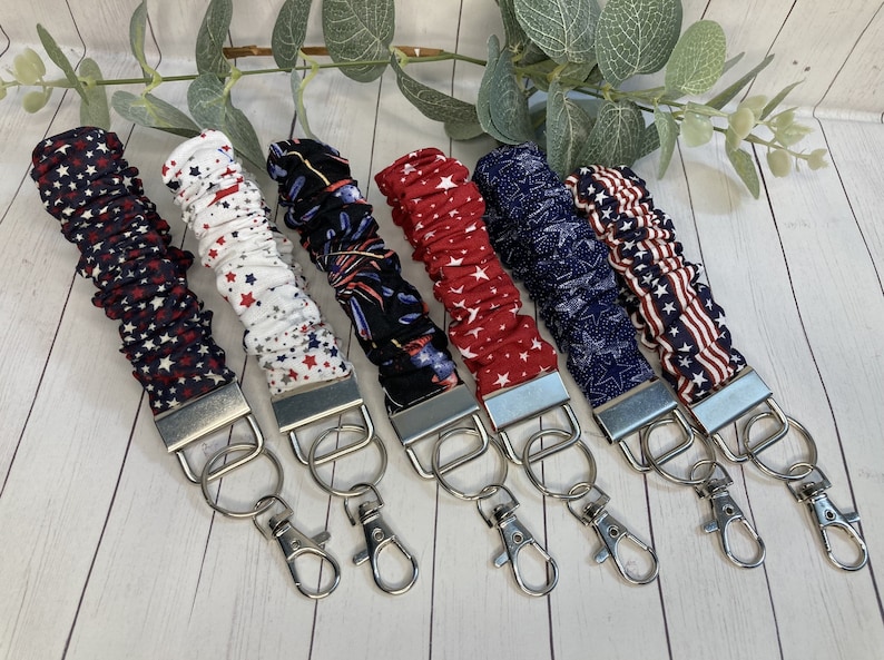 Scrunchie Key Chain | Scrunchie Key Fob | Keychain | Keyfob | Key Chain ...