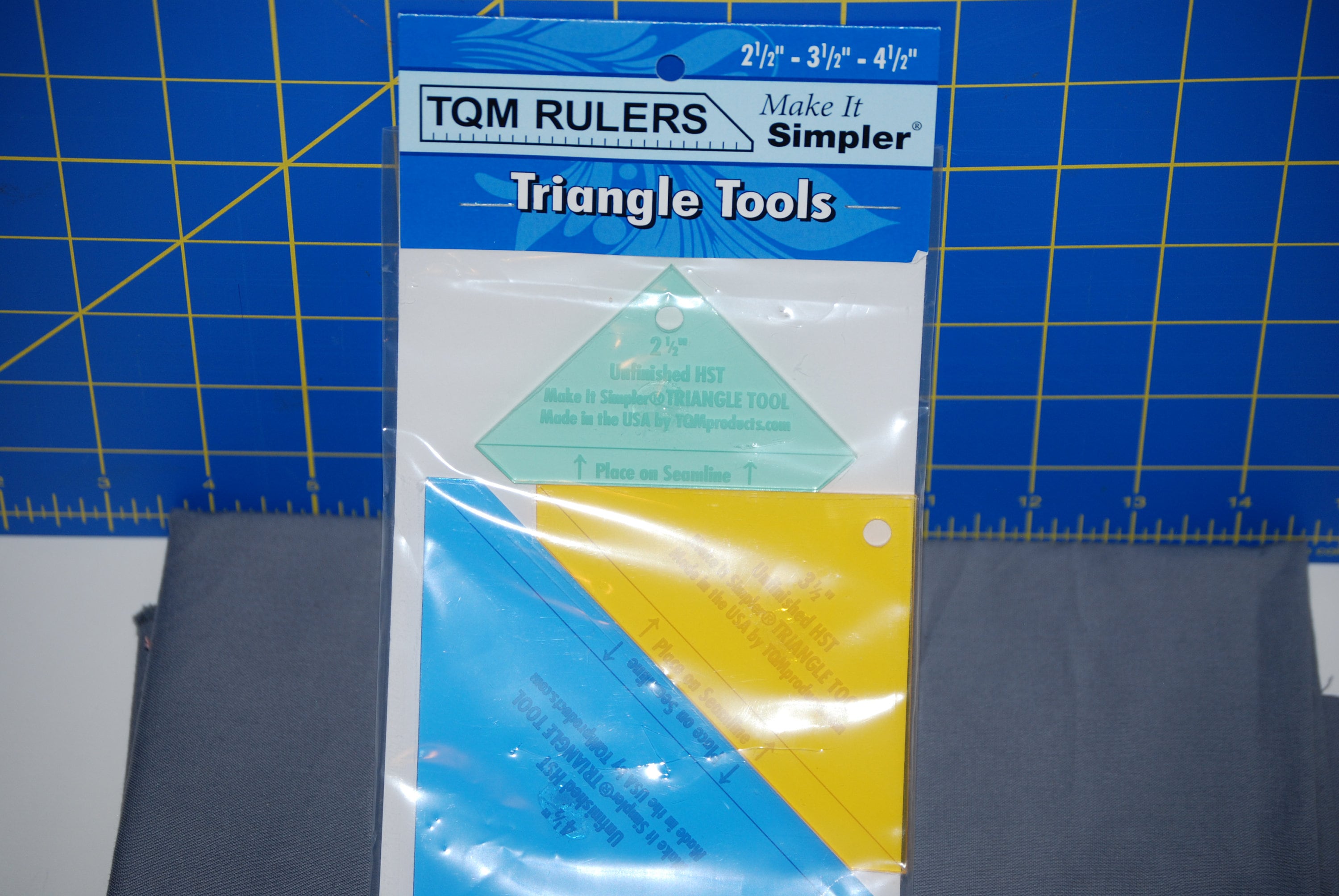 Triangle Tools, TQM Products, Template Rulers, Quilting Rulers, Half ...