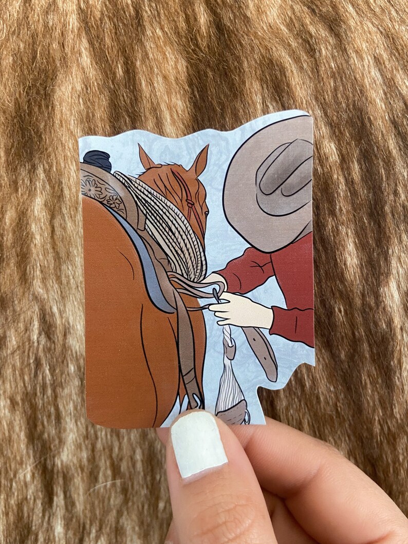 Saddle up Cowboy Sticker - Etsy