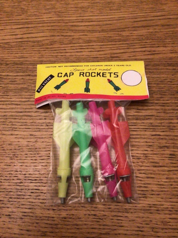 Vintage 1970s Cap Rockets X 4 - Etsy UK