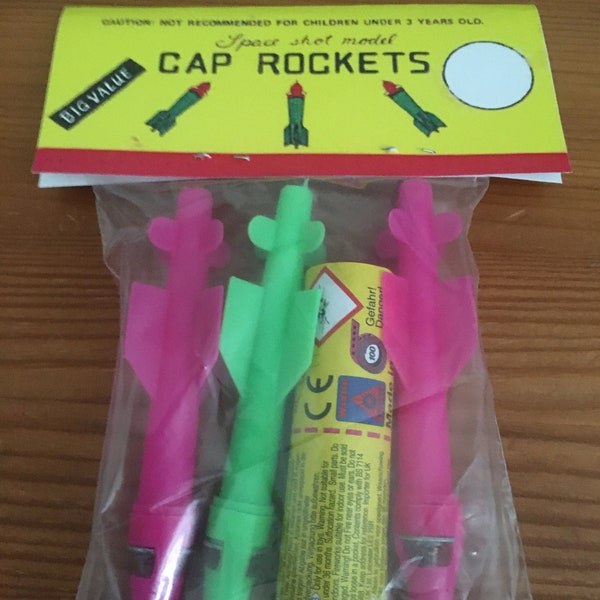 Cap Rocket Toy - Etsy UK
