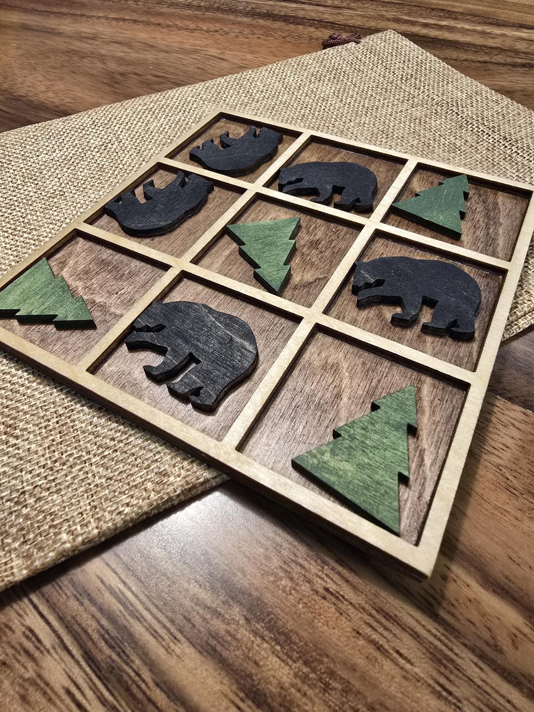 Wholesale Nature Tic-tac-toe Games – Pack of 6 – Wood Travel Game for ...