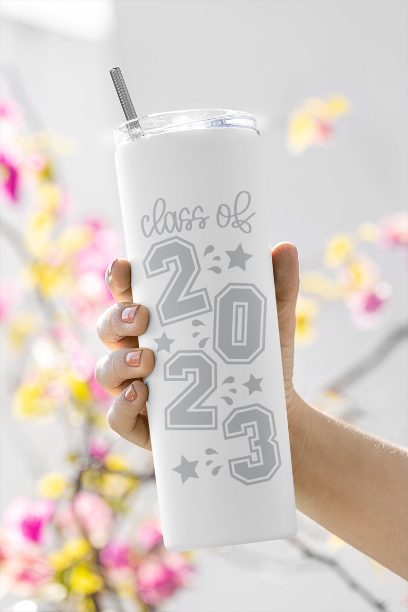 Class of 2023 Graduation Skinny Tumbler, Custom Grad Gift, Grad Tumbler ...