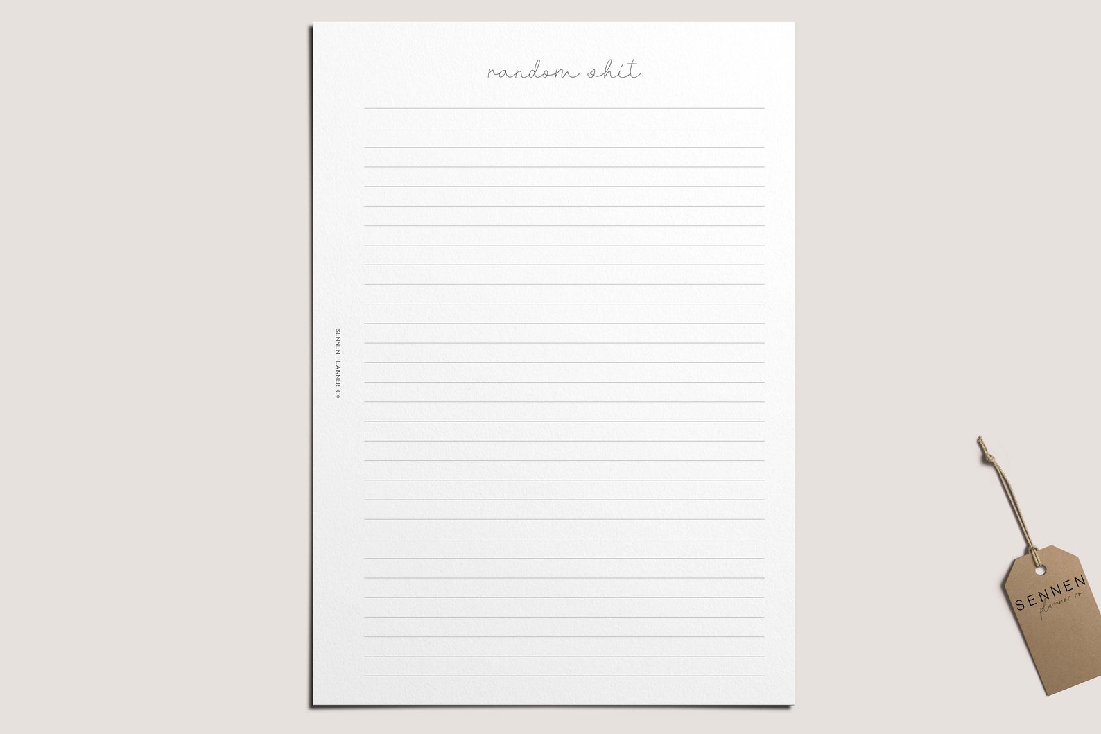 Random Shit, PRINTABLE Task List, Brain Dump, Mind Declutter, Time ...