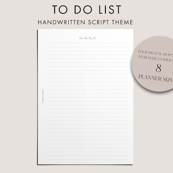 Handwritten Grocery List - Etsy
