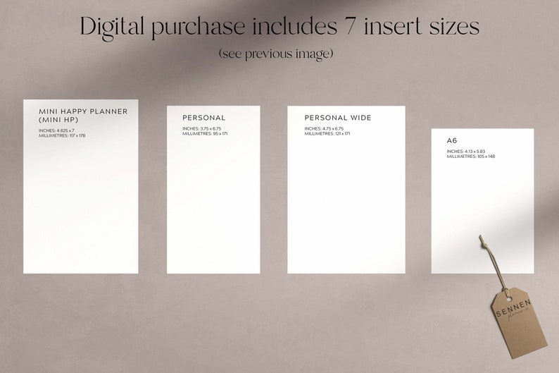 Meal Planner PRINTABLE Insert, Grocery List, A5/happy Planner/half ...