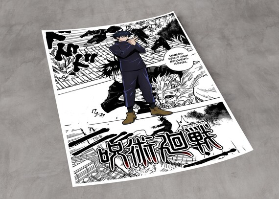 Wall Decor Home Decor Jujustu Kaisen Megumi Anime Posters Anime Home ...