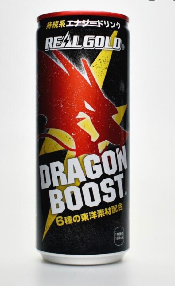 Coca Cola Real Gold Dragon Boost Japanese 350 Ml | Etsy