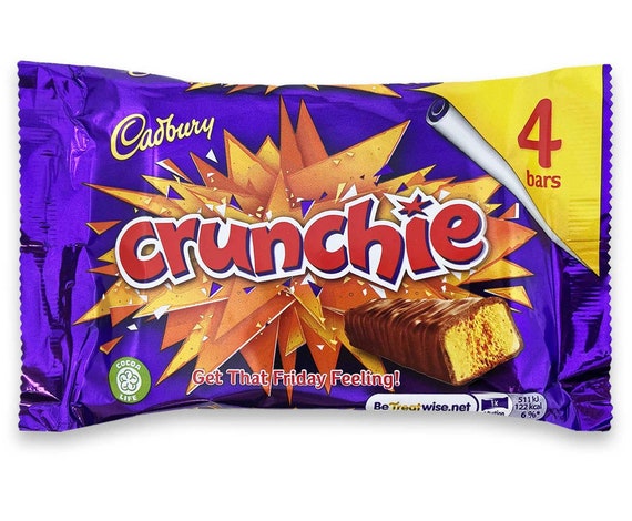 Cadburys Crunchie 4 Pack UK | Etsy