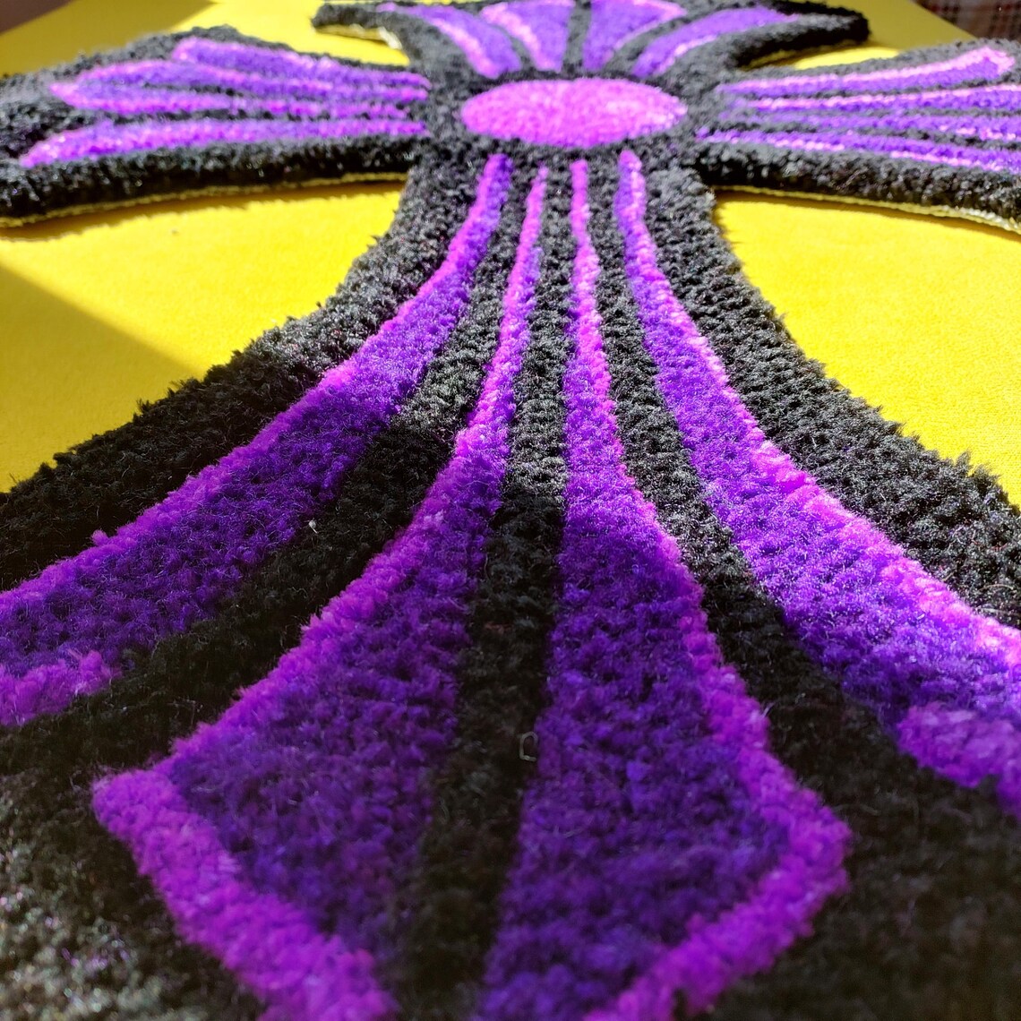 Chrome Hearts Cross Rug Gothic Cross Tufted Rug - Etsy