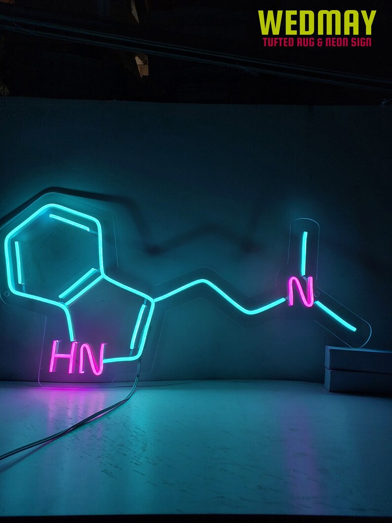DMT Molecule Neon Sign God Molecule Led Light Spiritual Decoration - Etsy