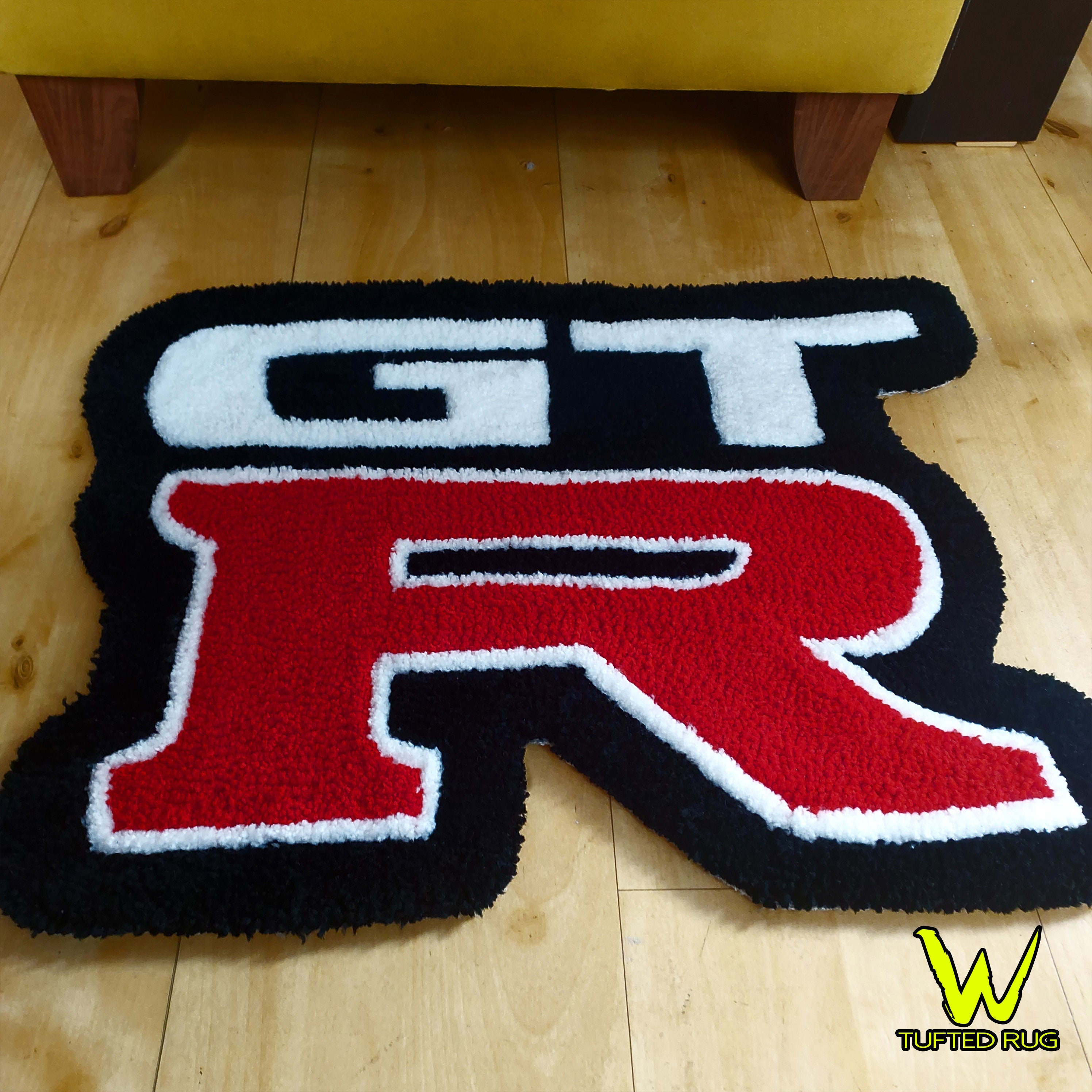 Car Logo Tufted Rug Garage Rug Decor Racing Rug Car Lover Gift Car ...