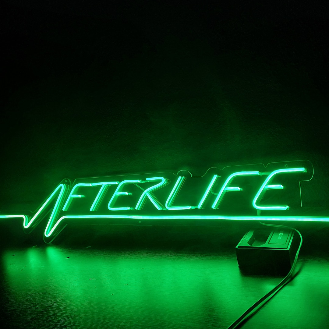 Afterlife Cyberpunk Neon Sign Gamer Room Wall Light Man Cave Led Light ...