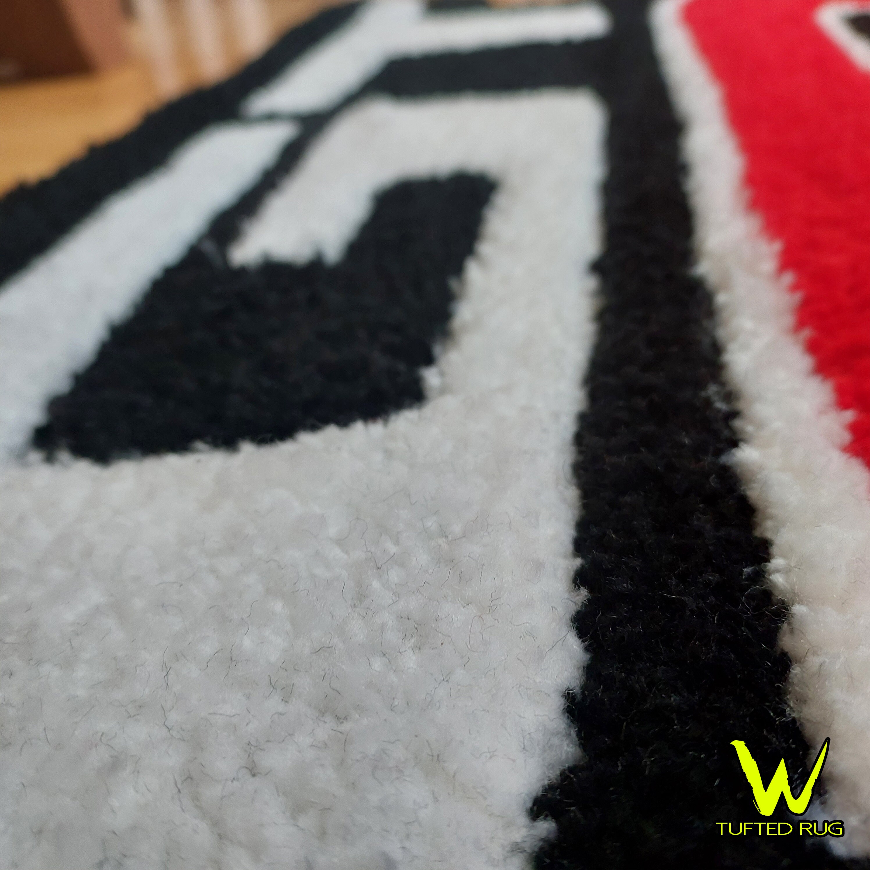Car Logo Tufted Rug Garage Rug Decor Racing Rug Car Lover Gift Car ...