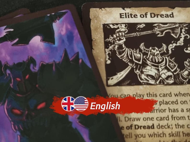 Elite of Dread Skill Cards: Custom Heroquest Add-on (2021 Style) for ...