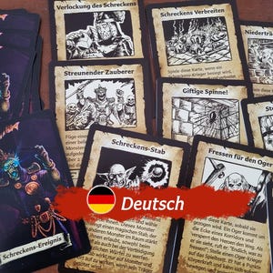 Dread Event Cards: Custom Heroquest Add-on - Evil Wizard Deck (40 Cards ...
