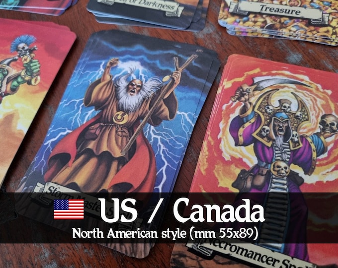 Heroquest Wizards of Morcar/zargon US Style Cards Only - Etsy