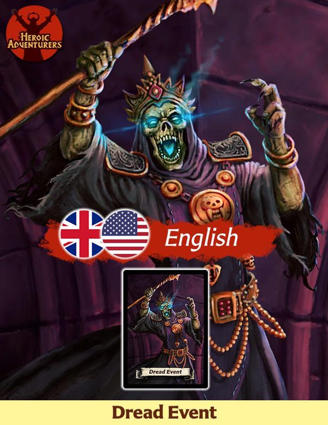 RESERVED Dread Event Skills Spells Elite Cards for Heroquest 2021 2024 ...