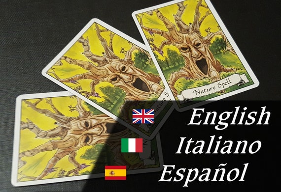 Nature Spell Cards English/italiano/espanol for Heroquest - Etsy Australia