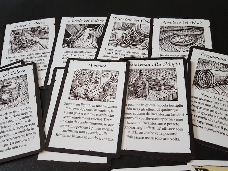 Heroquest Carte BARBARIAN QUEST PACK in Italiano - Etsy Australia