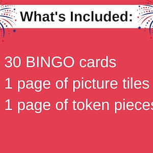 4th of July Bingo Patriotic Party Game - Printable Party Game for ...