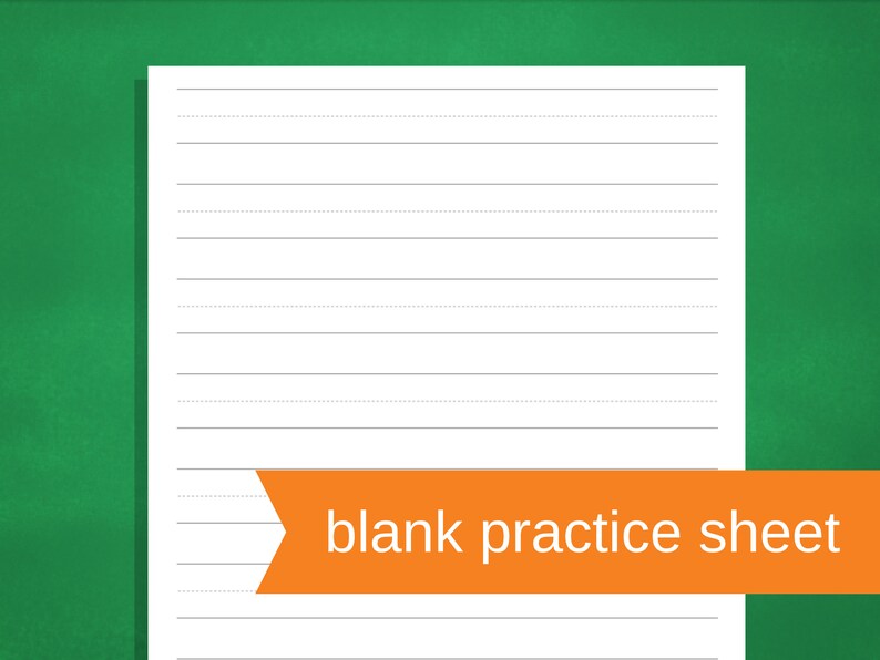 Printable Alphabet Handwriting Practice Sheets for Kids - A to Z - Etsy