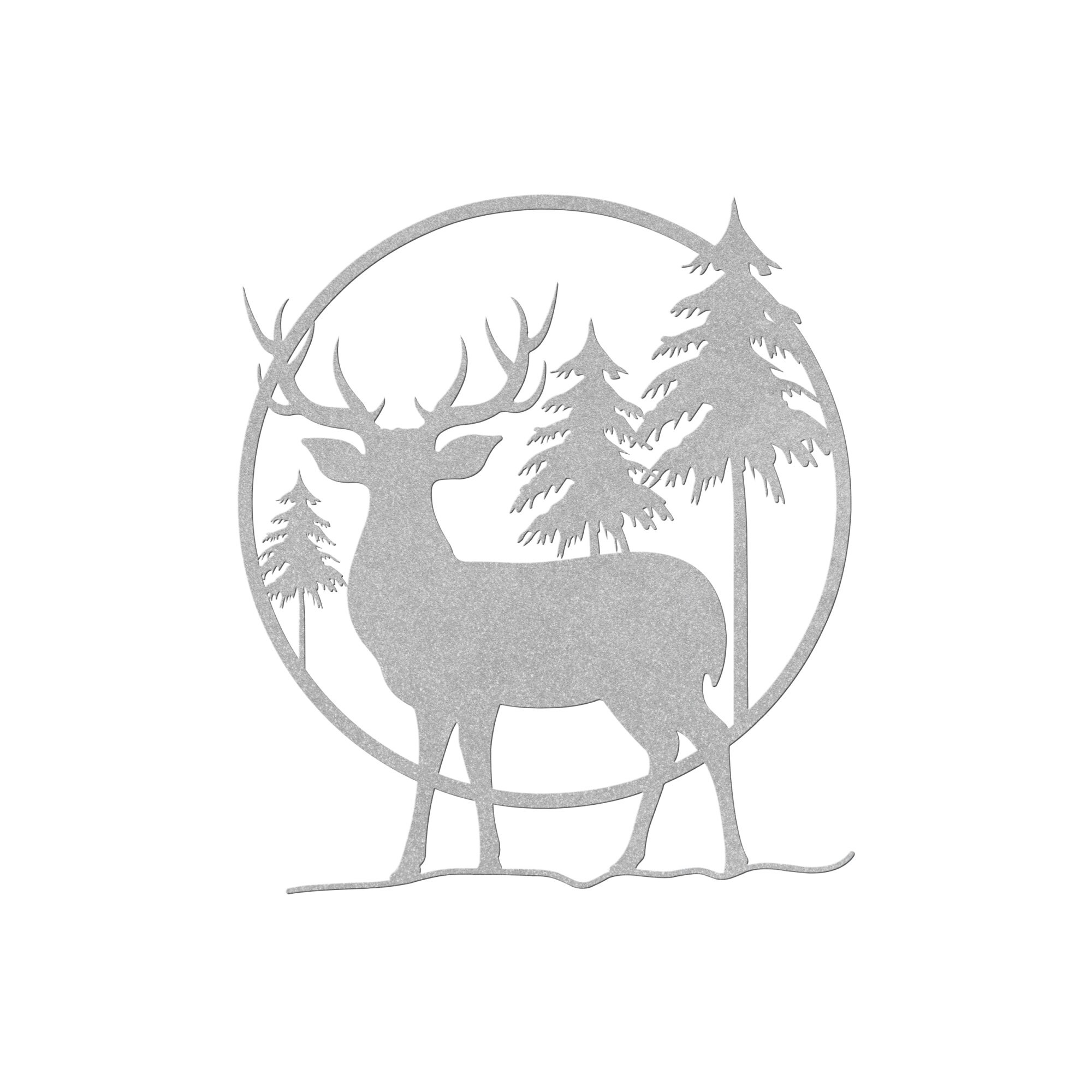 Deer Metal Sign Deer Antler Decor Laser Cut Metal Sign Deer Hunter Gift ...