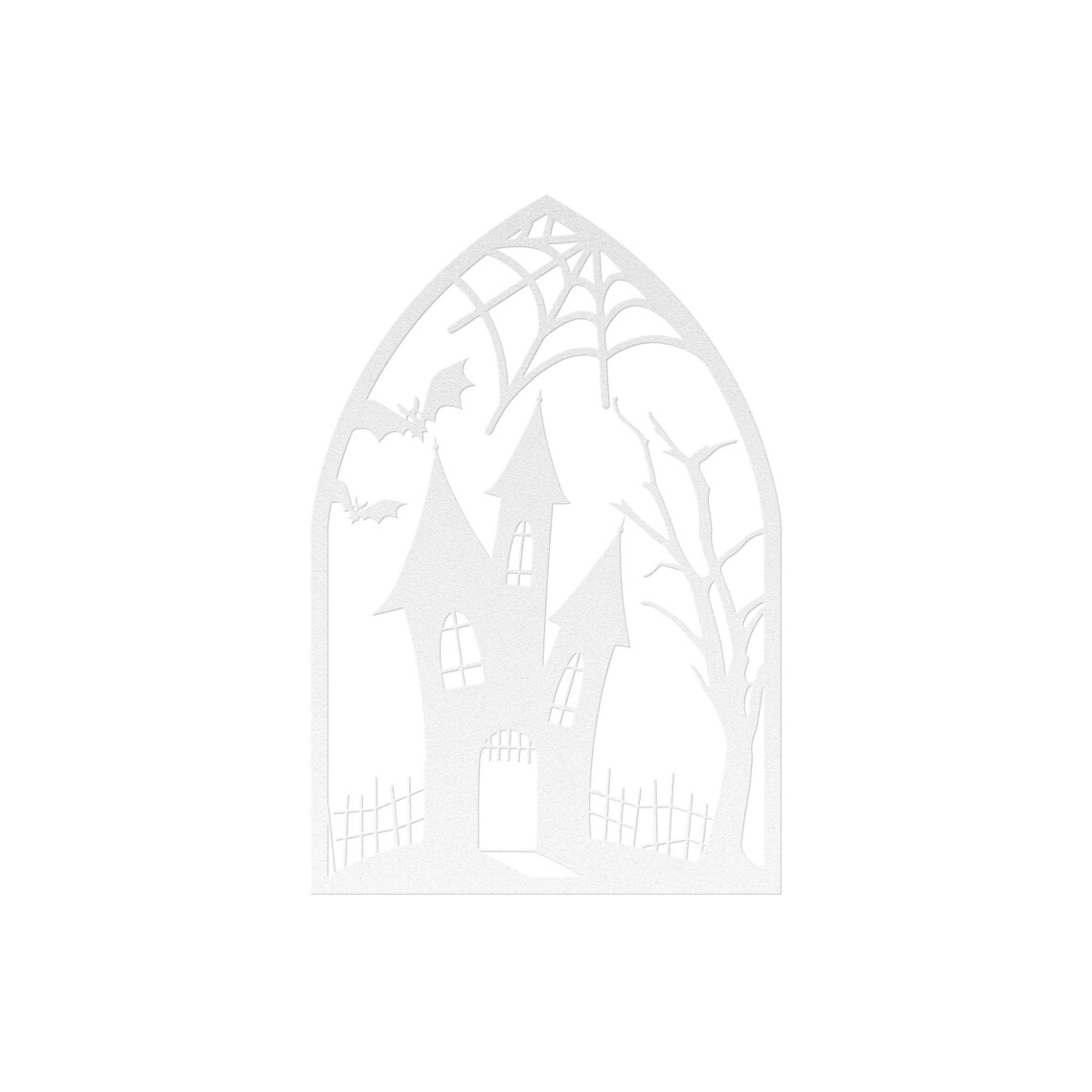 HALLOWEEN METAL SIGN Large Outdoor Metal Wall Art Haunted Home Sign ...