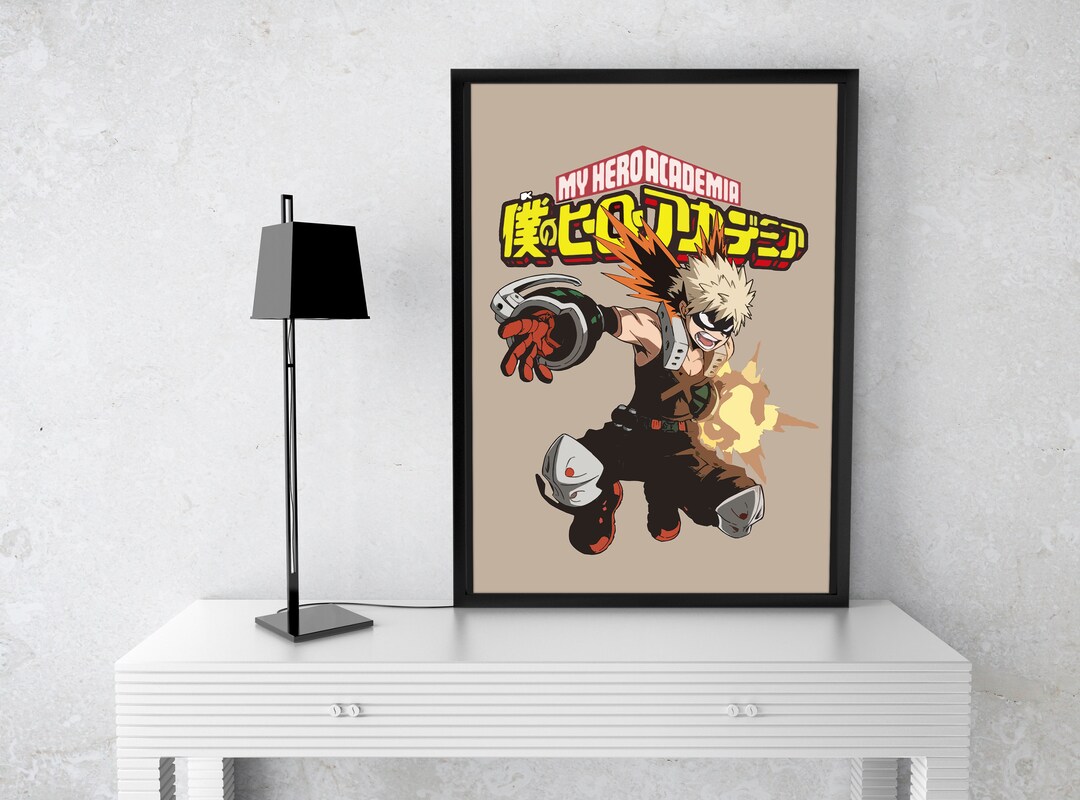 MHA Bakugo. PDF A3 Digital Print - Etsy