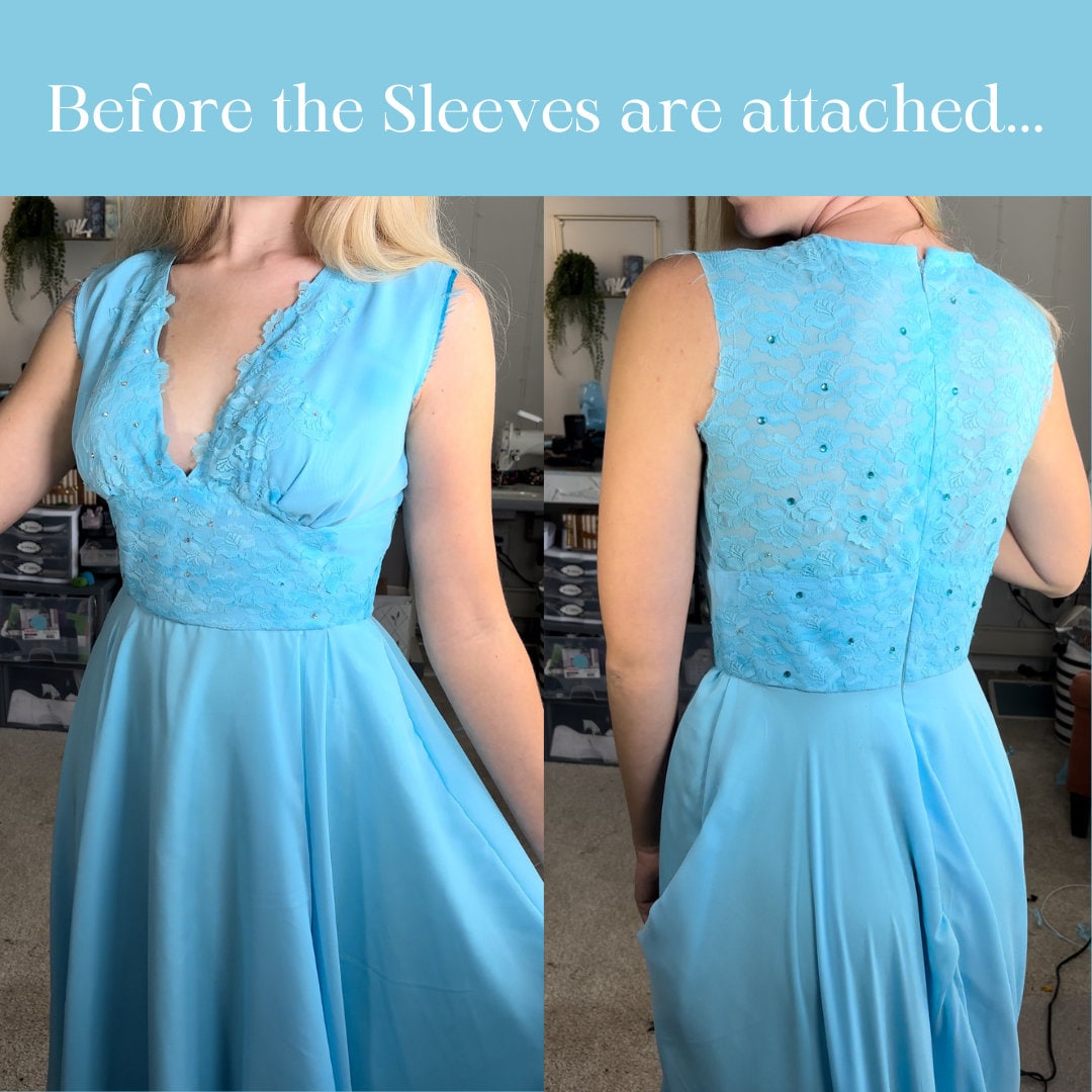 Blue Dress Sewing Pattern: Taylor Inspired Gown (PDF) - Etsy