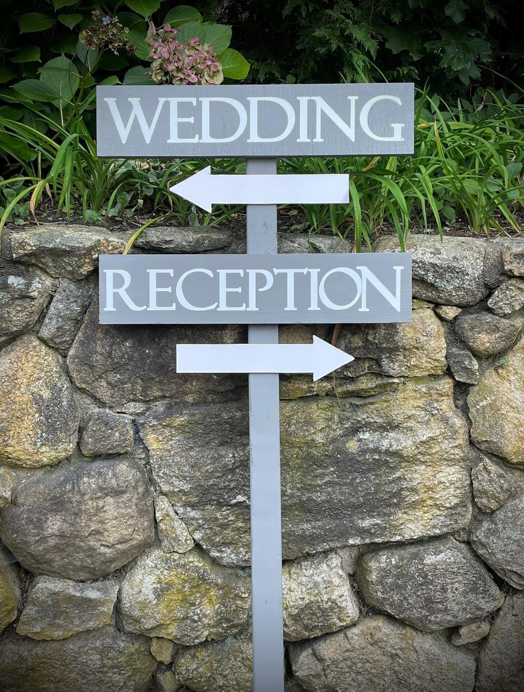 Wedding Directional Sign, Parking Sign, Wooden Directional Sign ...