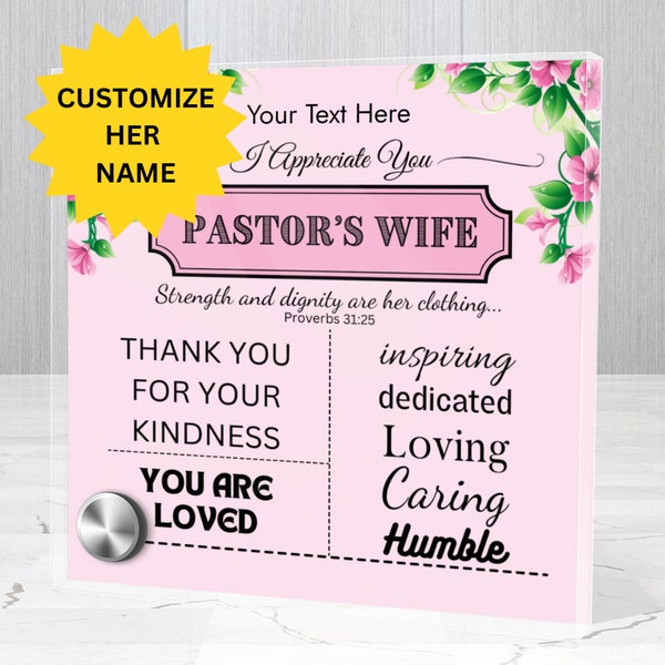 Scripture for First Lady of Church - Etsy