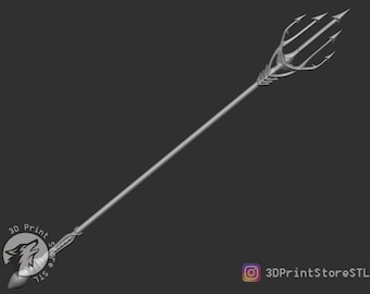 Trident 3d Print - Etsy