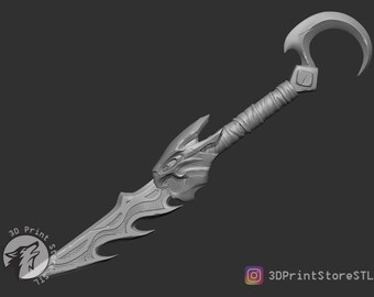 Pyke Weapon 3d - Etsy