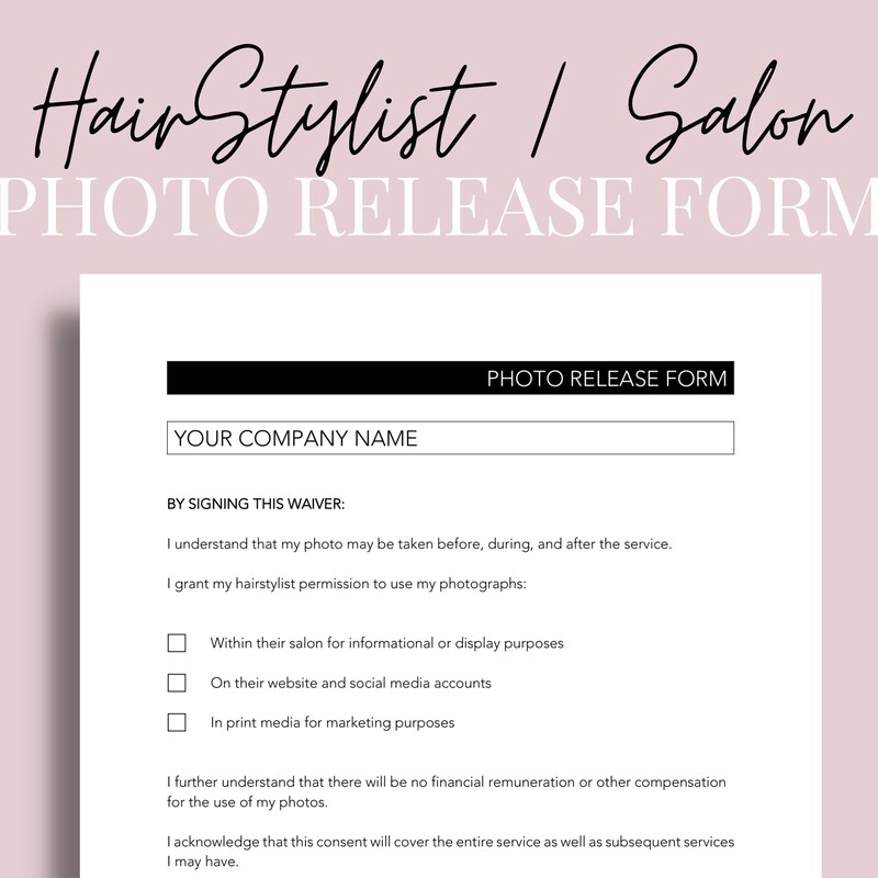 Salon Forms - Etsy