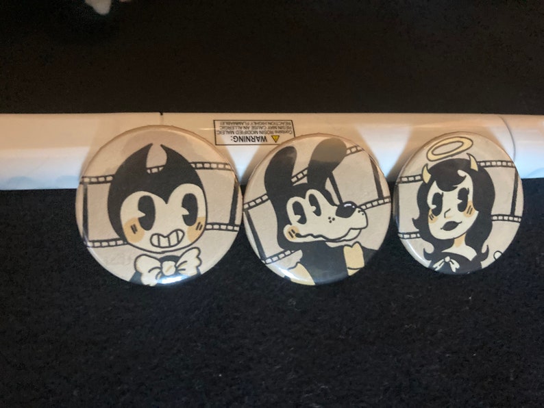 Bendy and the Ink Machine Pins! - Etsy