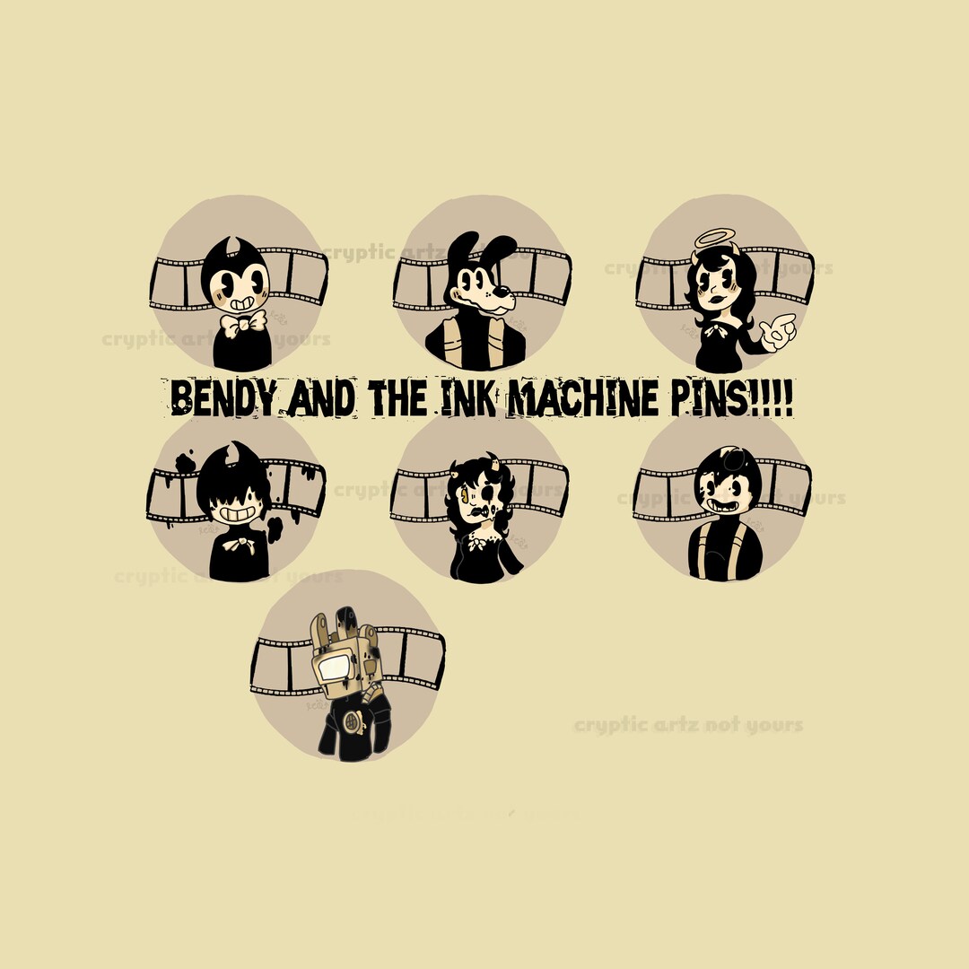 Bendy and the Ink Machine Pins! - Etsy