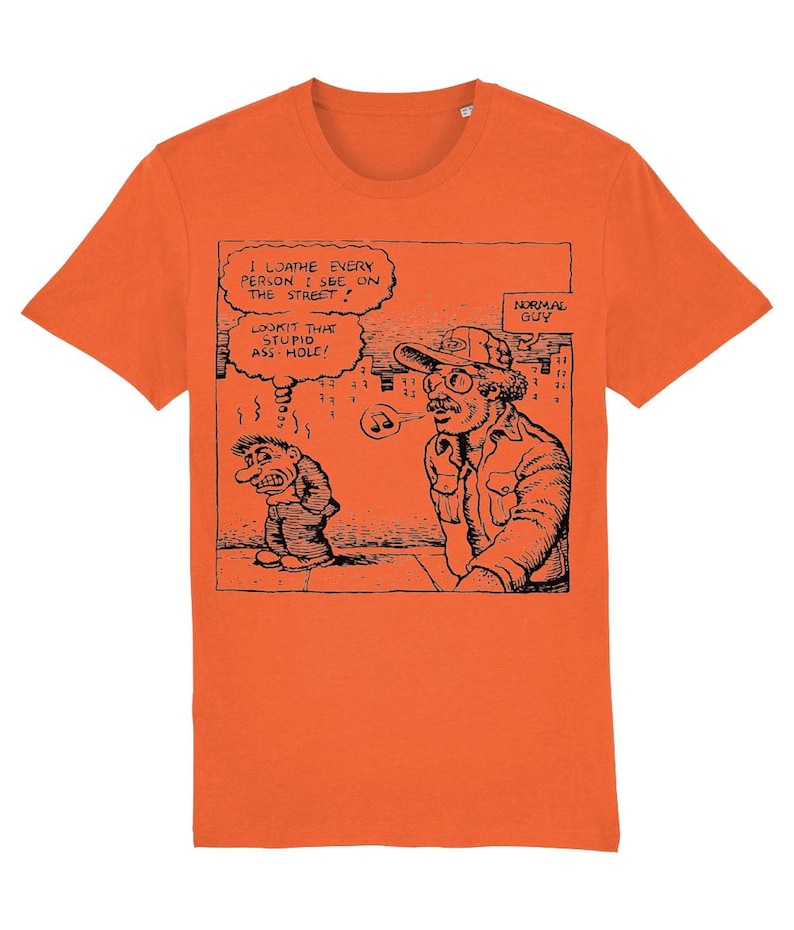 I Loathe Every Person I See on the Street Robert Crumb T-shirt - Etsy