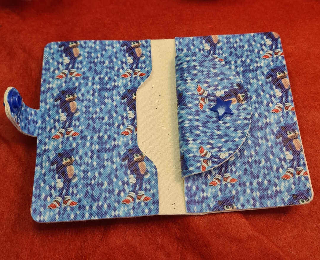 Character Sonic Coin and Card Wallet - Etsy