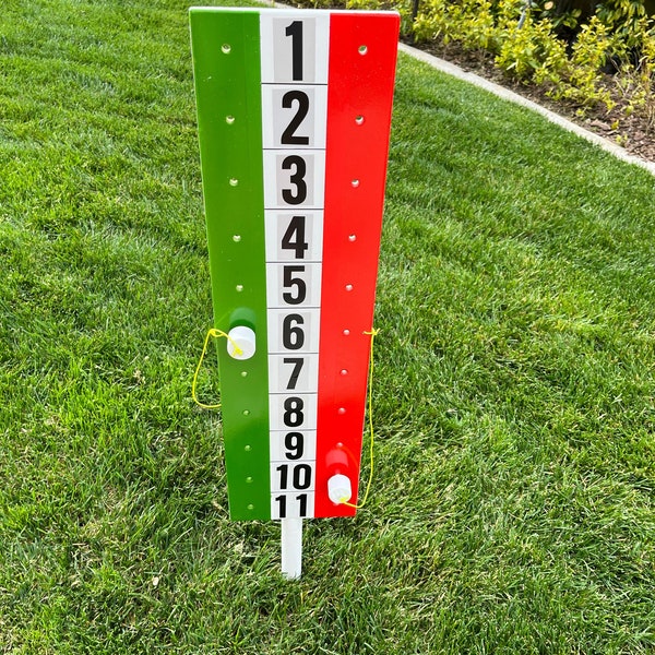 Bocce Ball Score Board - Etsy