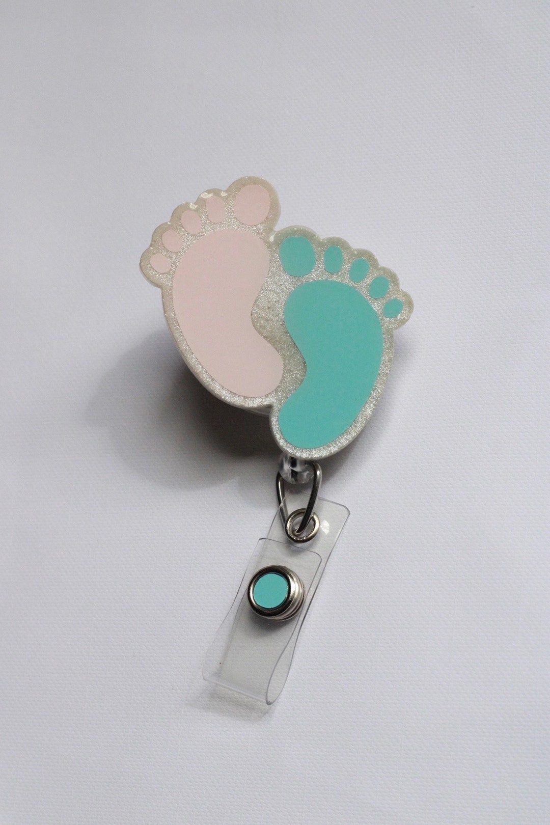 Feet Badge Reel Baby Feet Podiatrist Badge Reel Labor & Delivery - Etsy