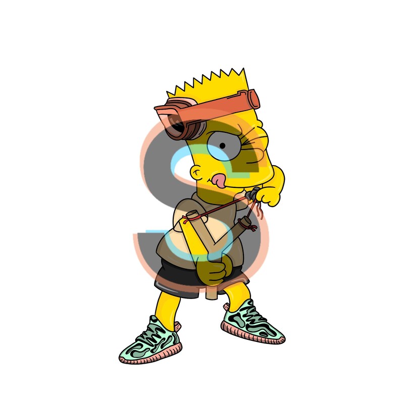 Bart Simpson | the Simpsons | Pop Culture Instant Download | Sticker ...