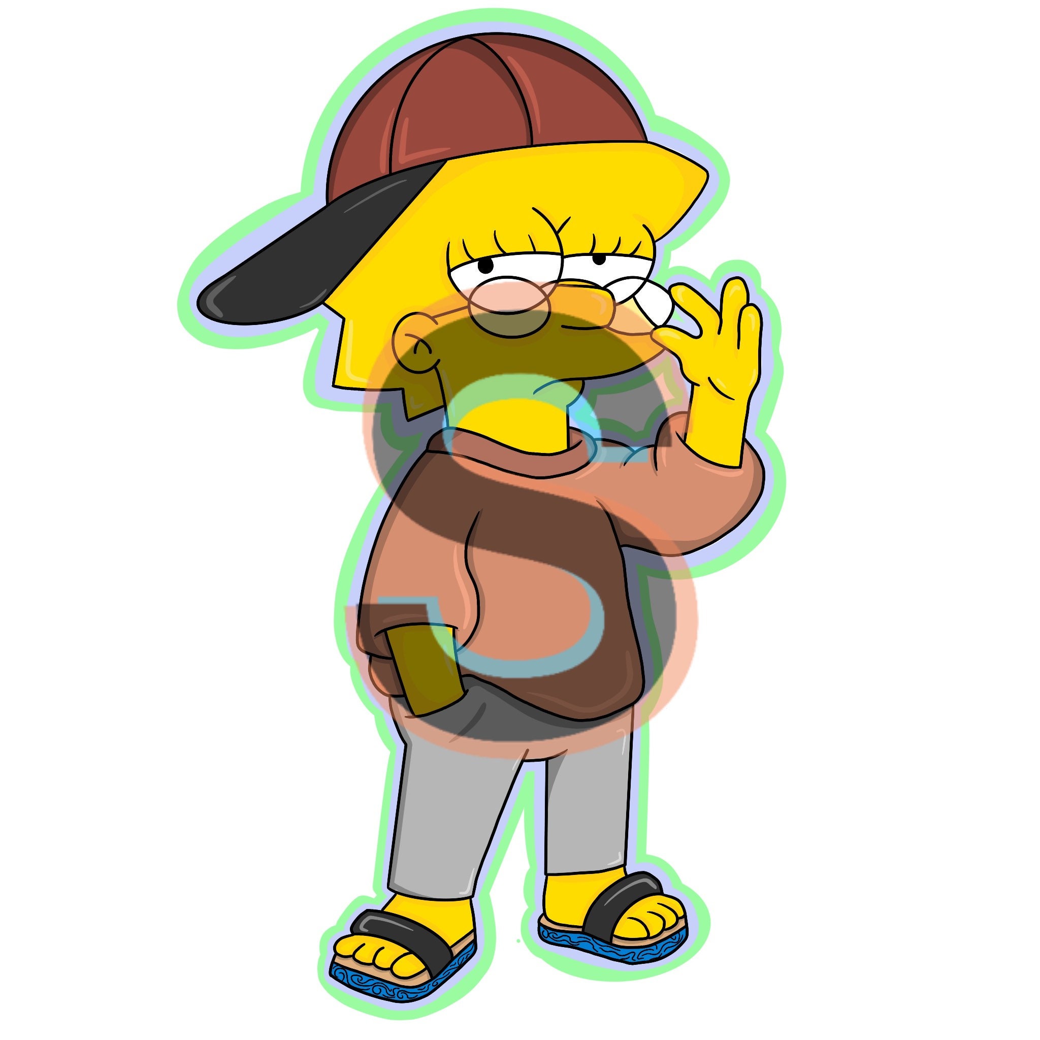 Lisa Simpson the Simpsons Pop Culture Instant Download - Etsy Ireland