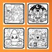 Printable Spooky and Cozy Halloween Coloring Pages | Cute Ghost & Candy ...