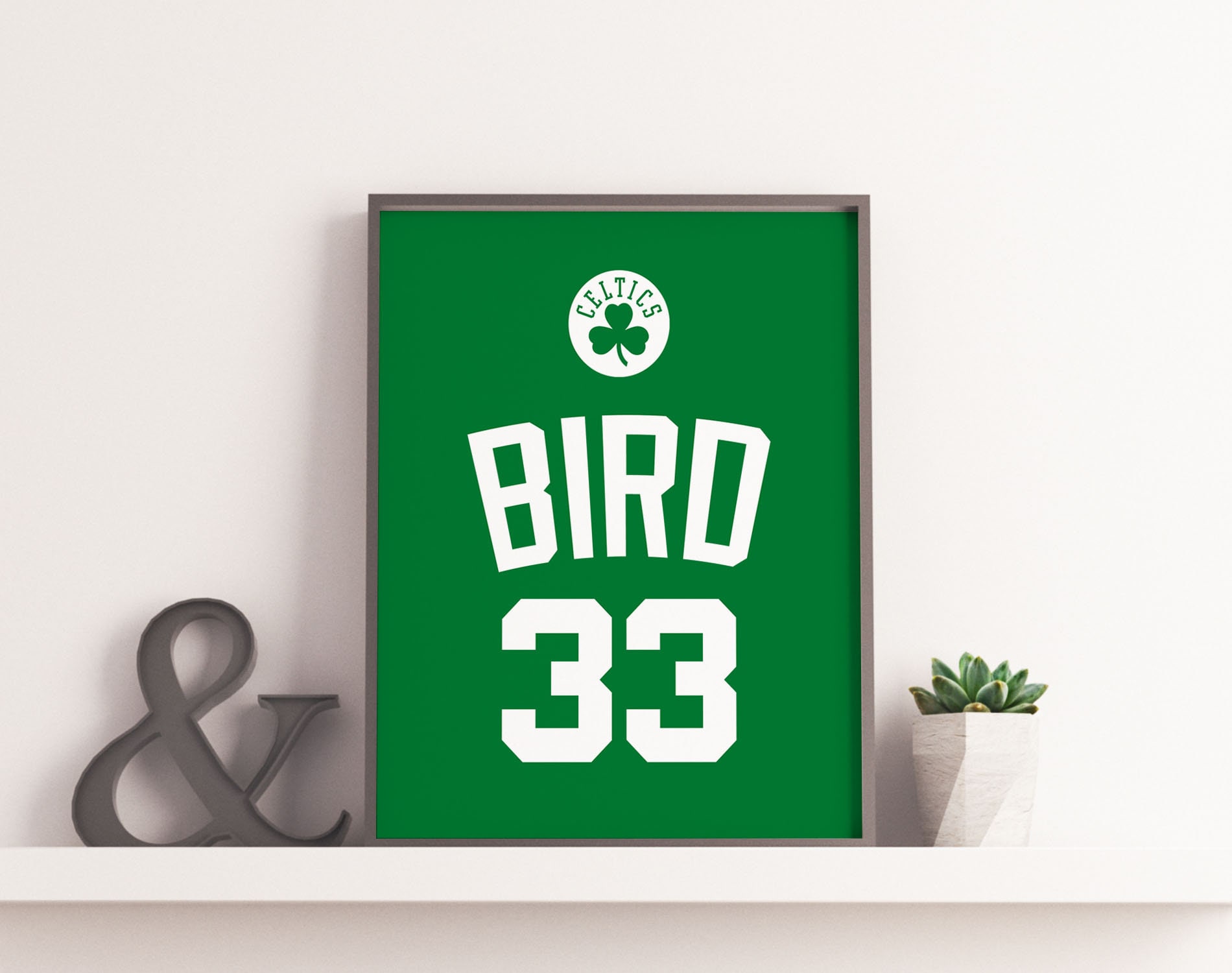 Larry Bird 33 Celtics Boston Jersey Logo - Etsy