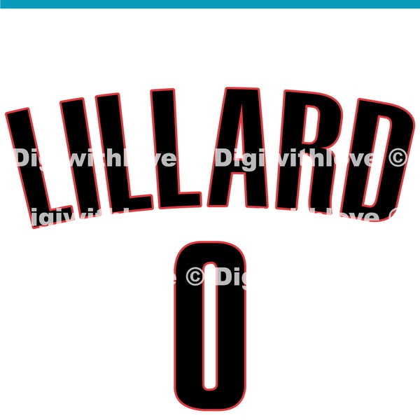 Damian Lillard Svg - Etsy