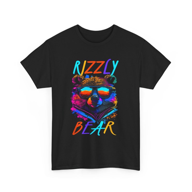Rizzly Bear Funny Rizz Meme for Men Boys T-shirt - Etsy
